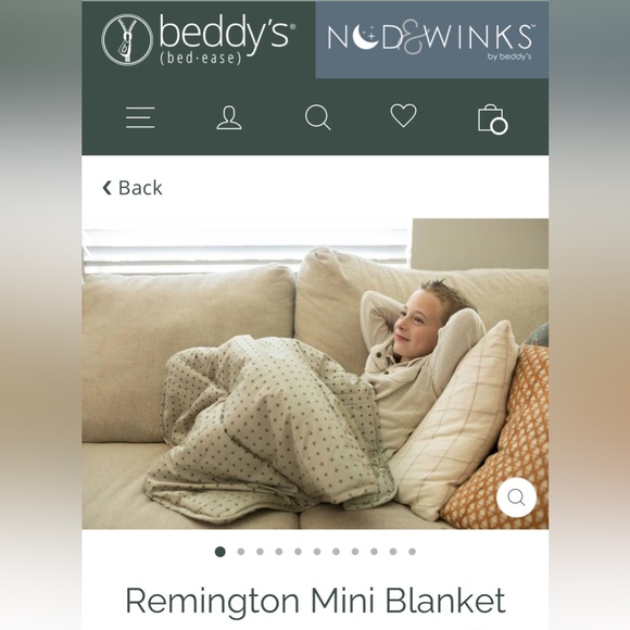 Beddy's | Bedding | Beddys Remington Mini Blanket | Poshmark
